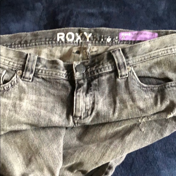 Roxy | Jeans | Roxy Super Skinny Distressed Faded Fit Jeans | Poshmark